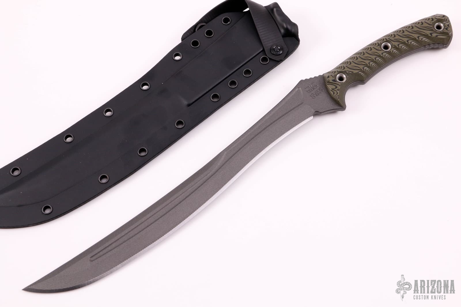 Drake-Dirty Olive - Arizona Custom Knives