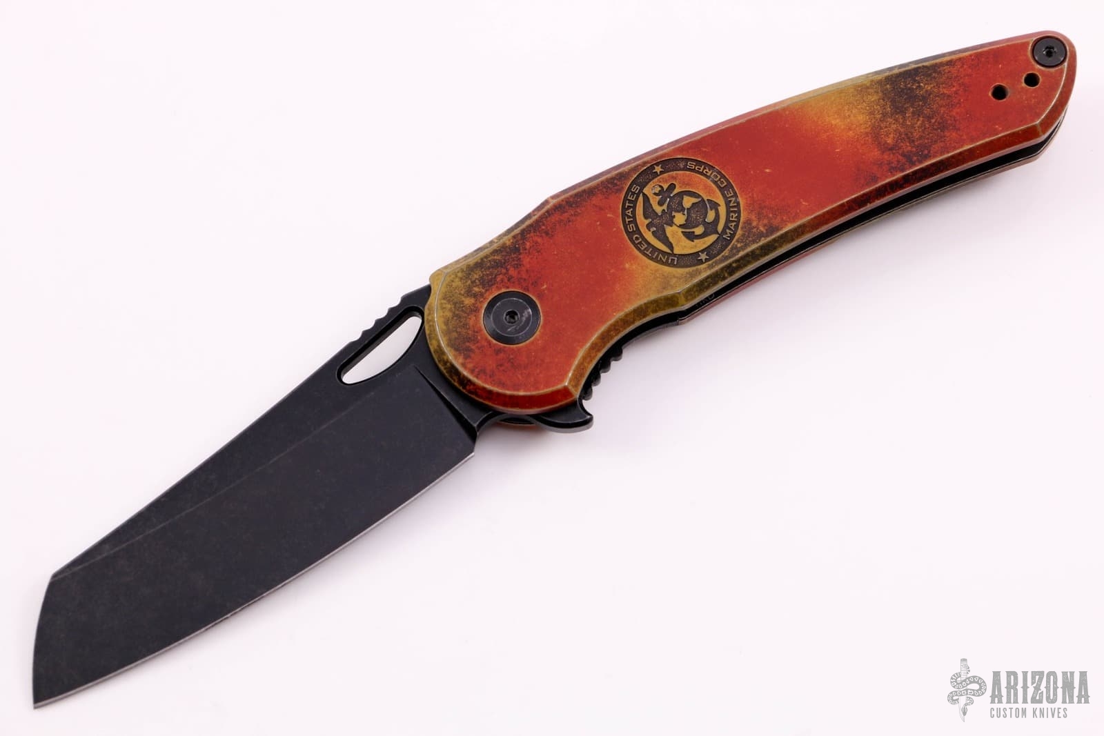 OSF - Hero Series Marines Fallout Finish - Arizona Custom Knives