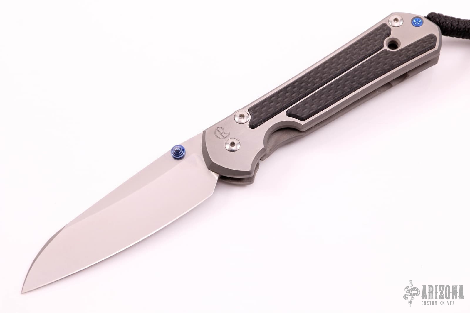 Large Sebenza 21 - Carbon Fiber Inlays - Arizona Custom Knives