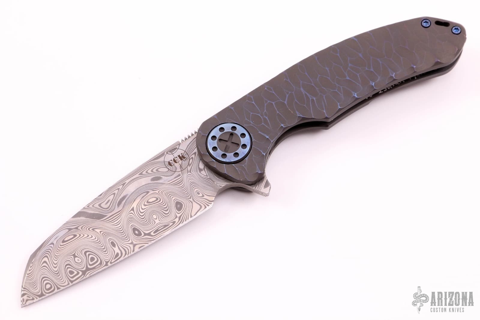 Large F3 - Damasteel - Arizona Custom Knives