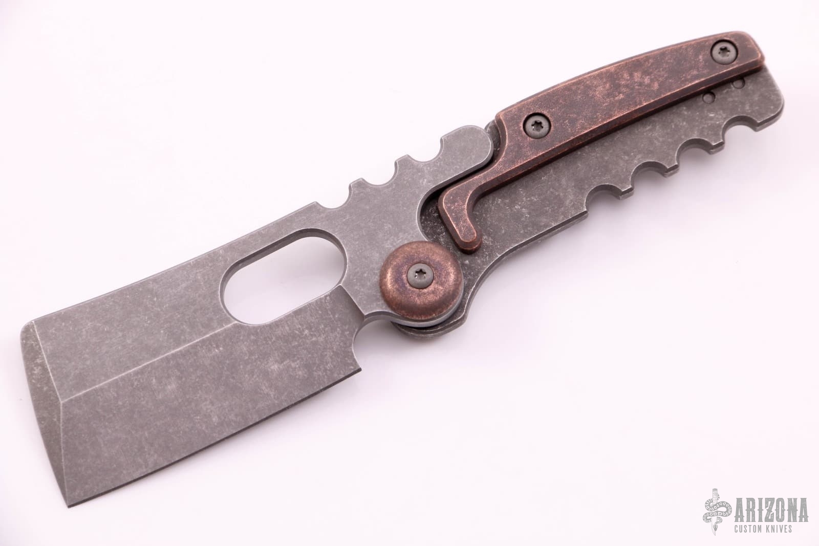 Custom Thorn Gen3 - Antiqued Copper - Arizona Custom Knives