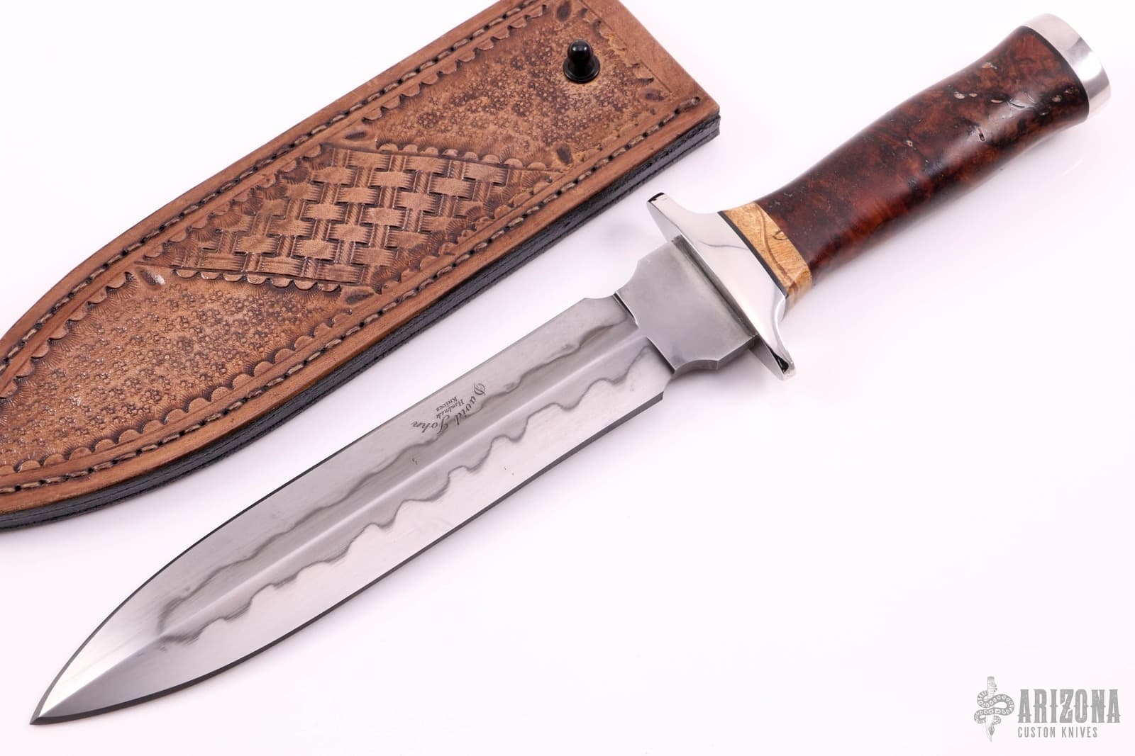 Large Dagger w/ Hamon - Arizona Custom Knives