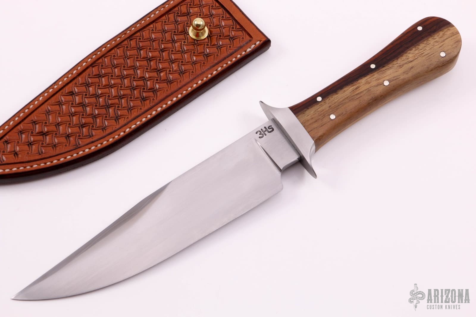 Gentleman's Bowie - Book Matched Cocobolo - Arizona Custom Knives
