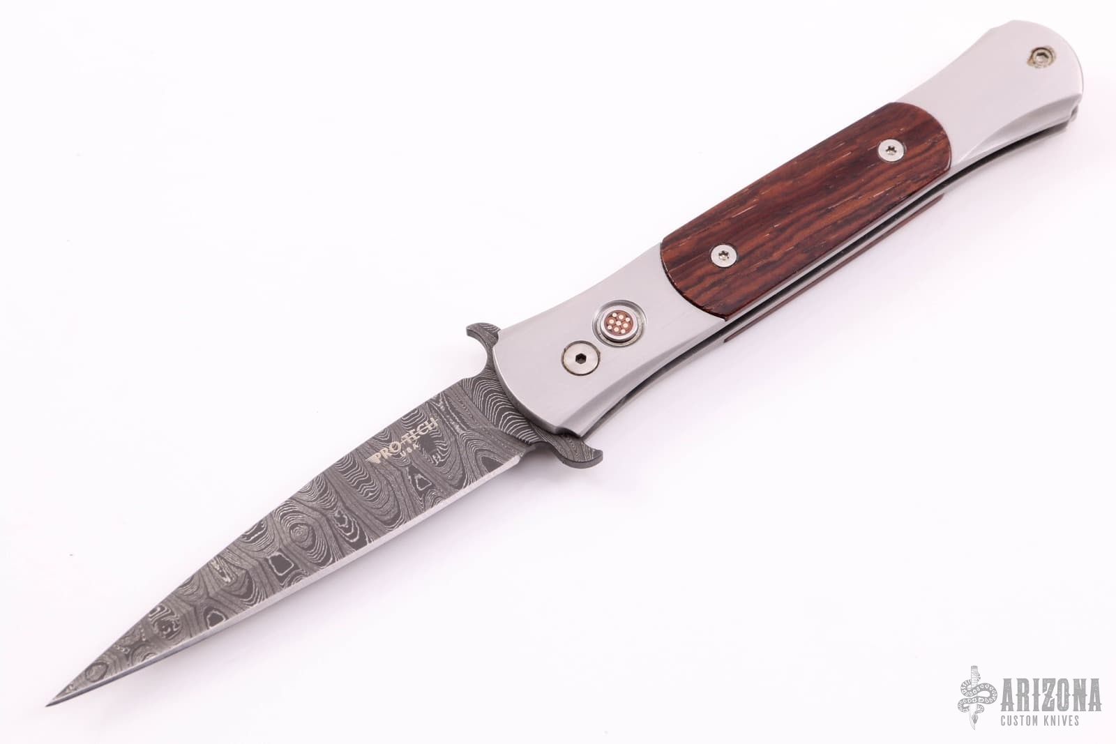 Protech Don Custom Automatic Knife Stainless Steel Cocobolo - Arizona ...