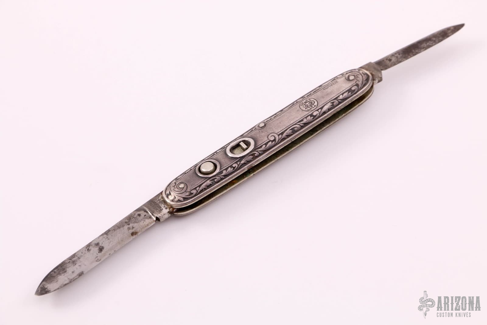 Sterling Silver Double Auto - Arizona Custom Knives