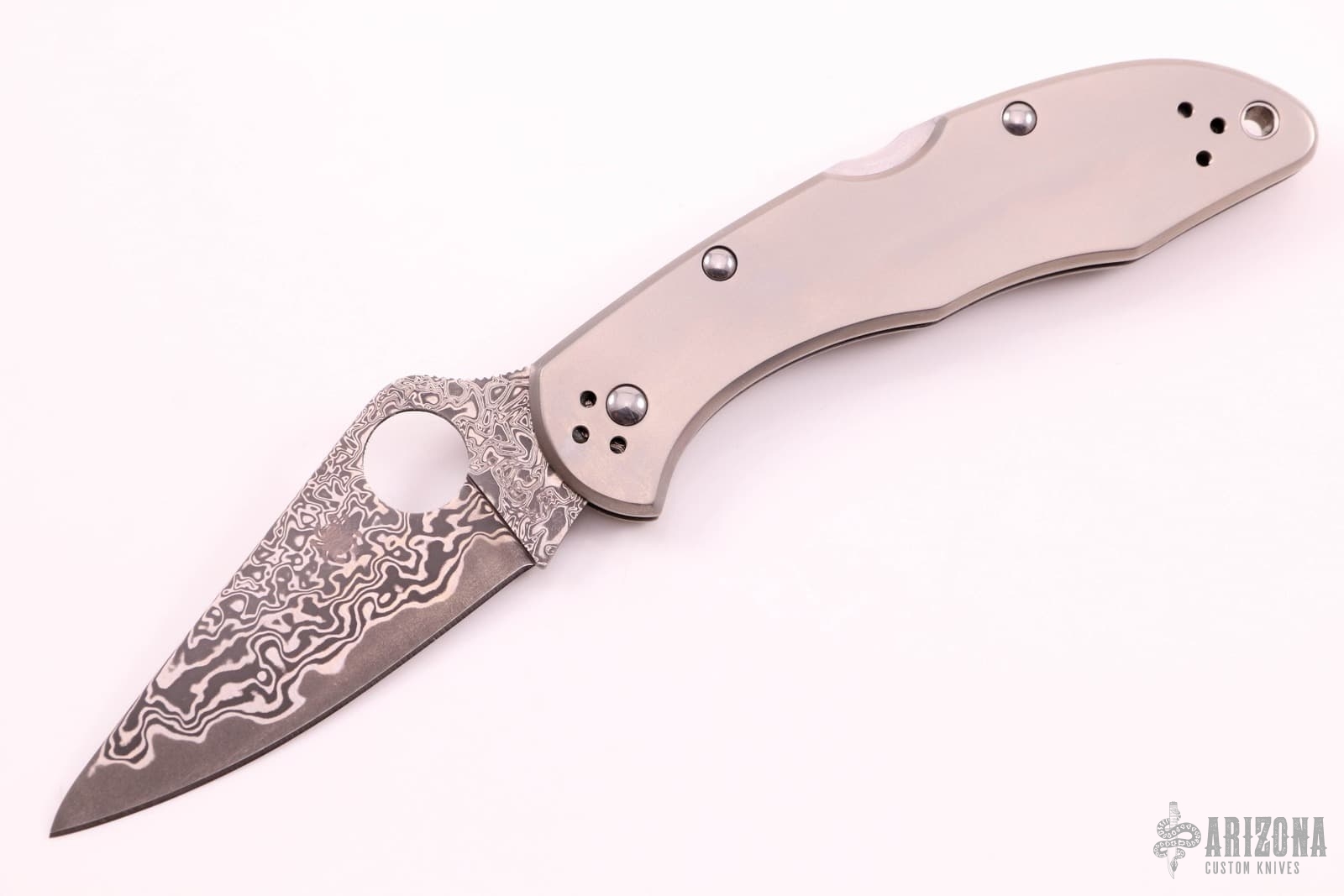 Delica Damascus - Arizona Custom Knives