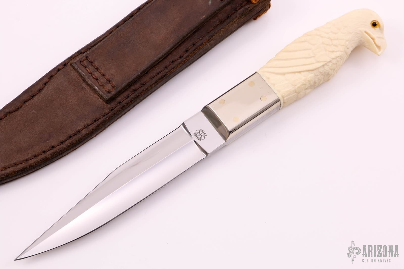 Carved Eagle Fighter - Arizona Custom Knives