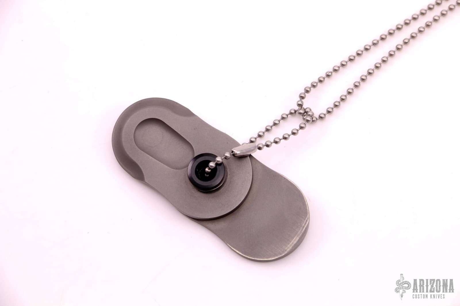 Titanium Dog Tag Knife - Arizona Custom Knives
