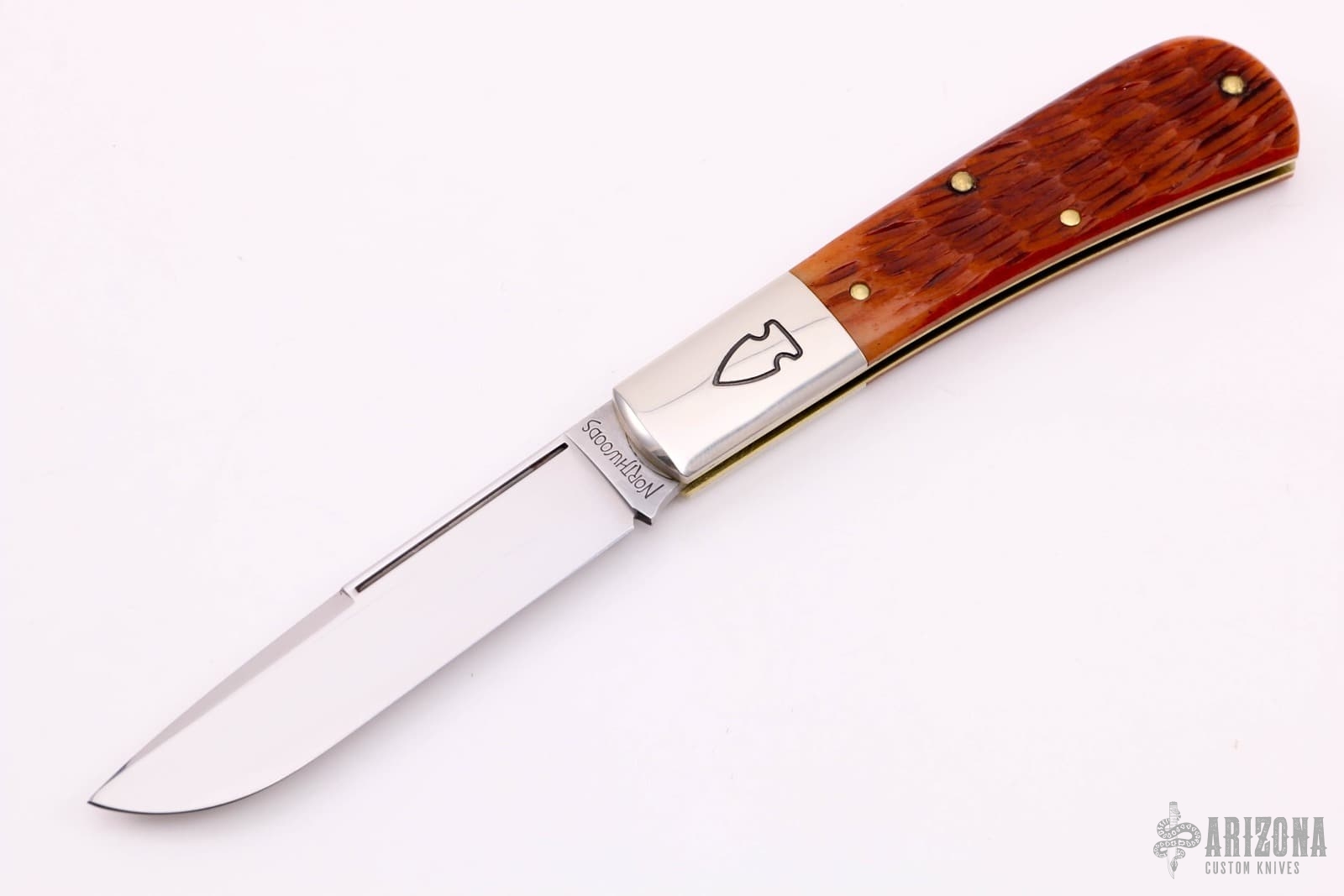 Single Blade Trapper - Jigged Bone - Arizona Custom Knives
