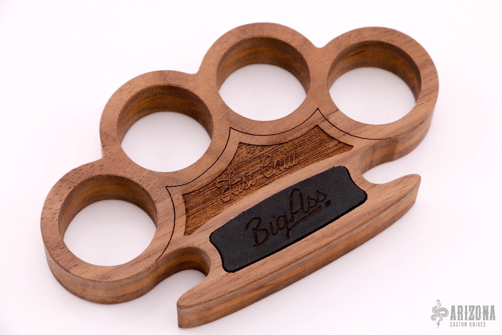 Just Chill Wooden Knuckles - Arizona Custom Knives
