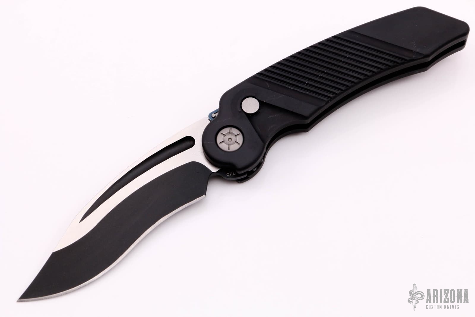MRX - Recurve Blade Two-Tone Black - Arizona Custom Knives