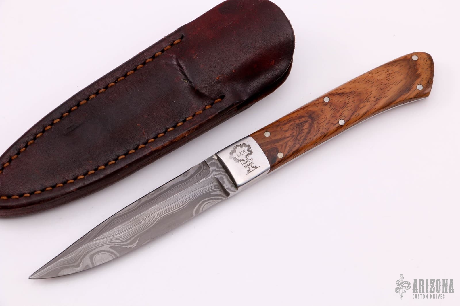 Damascus Boot Knife - Arizona Custom Knives