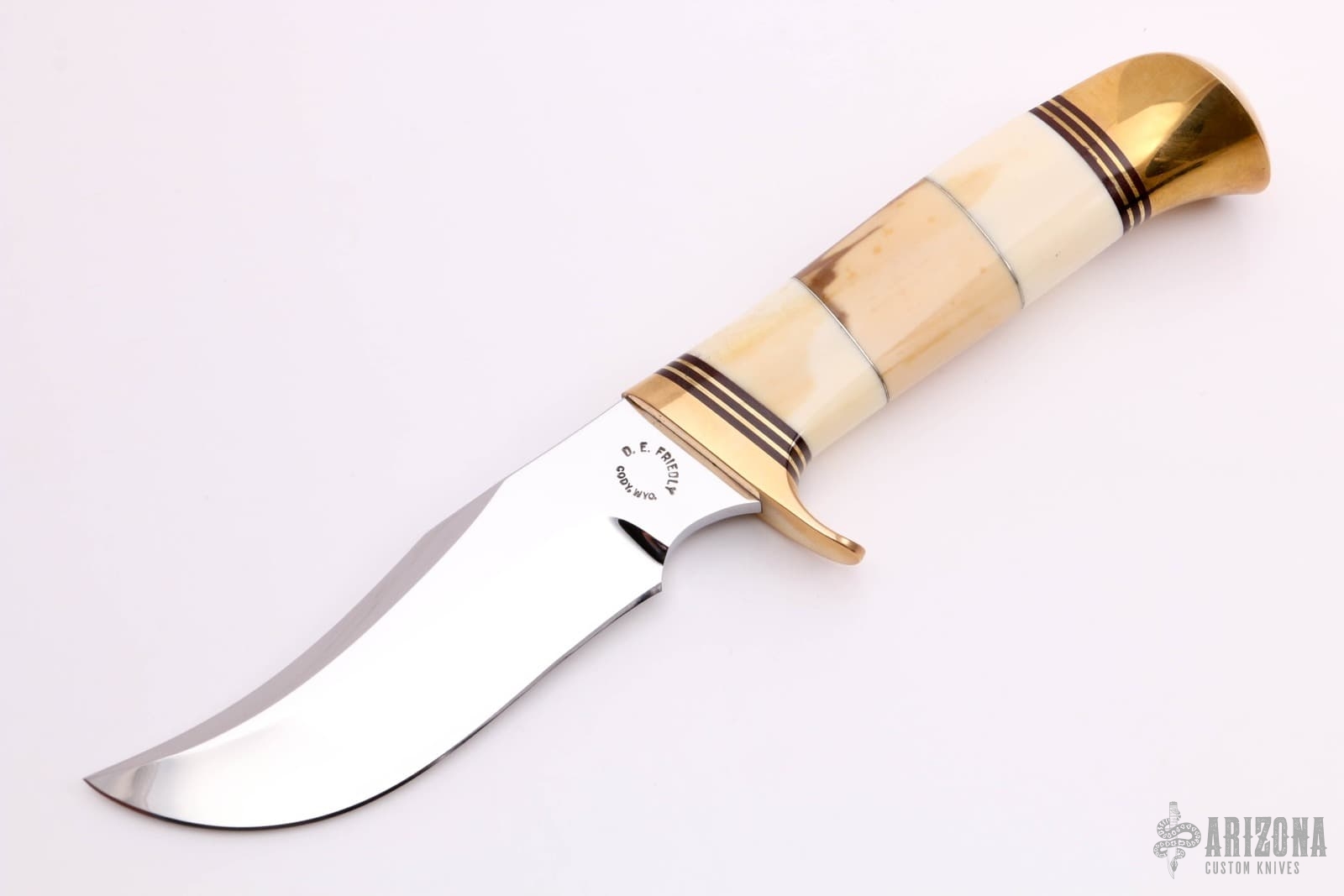 Recurve Walrus Ivory Hunter - Arizona Custom Knives
