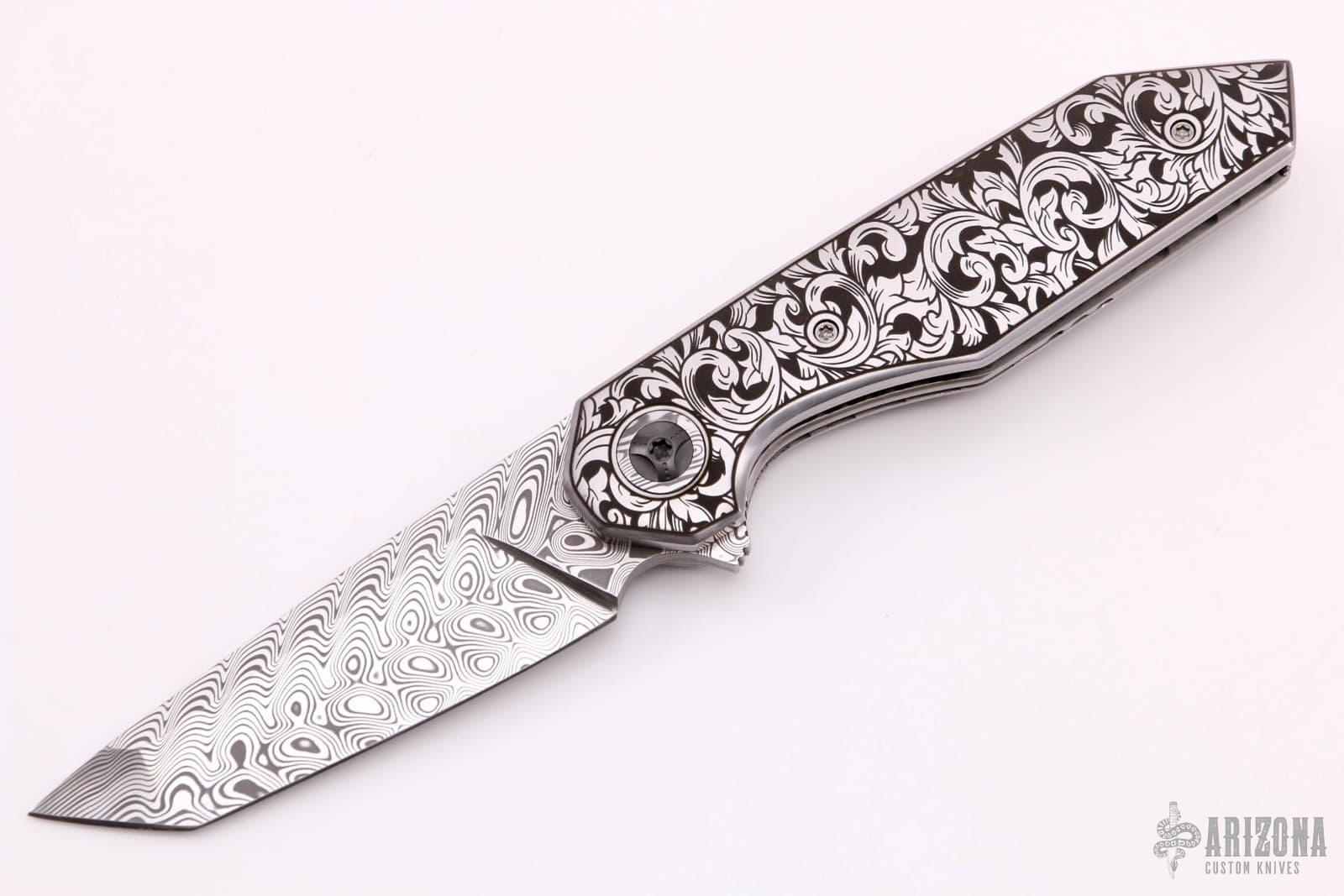 Laterus - Damasteel - Arizona Custom Knives