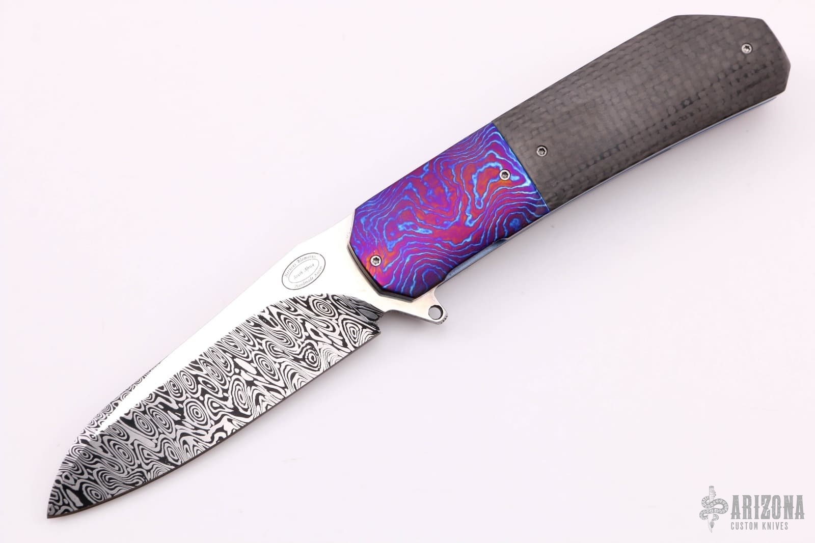 LL14M - Damasteel and Timascus - Arizona Custom Knives