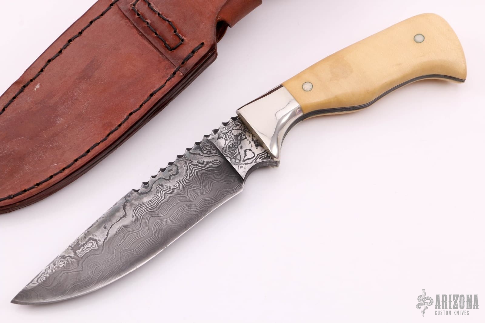 Damascus Hunter - Arizona Custom Knives