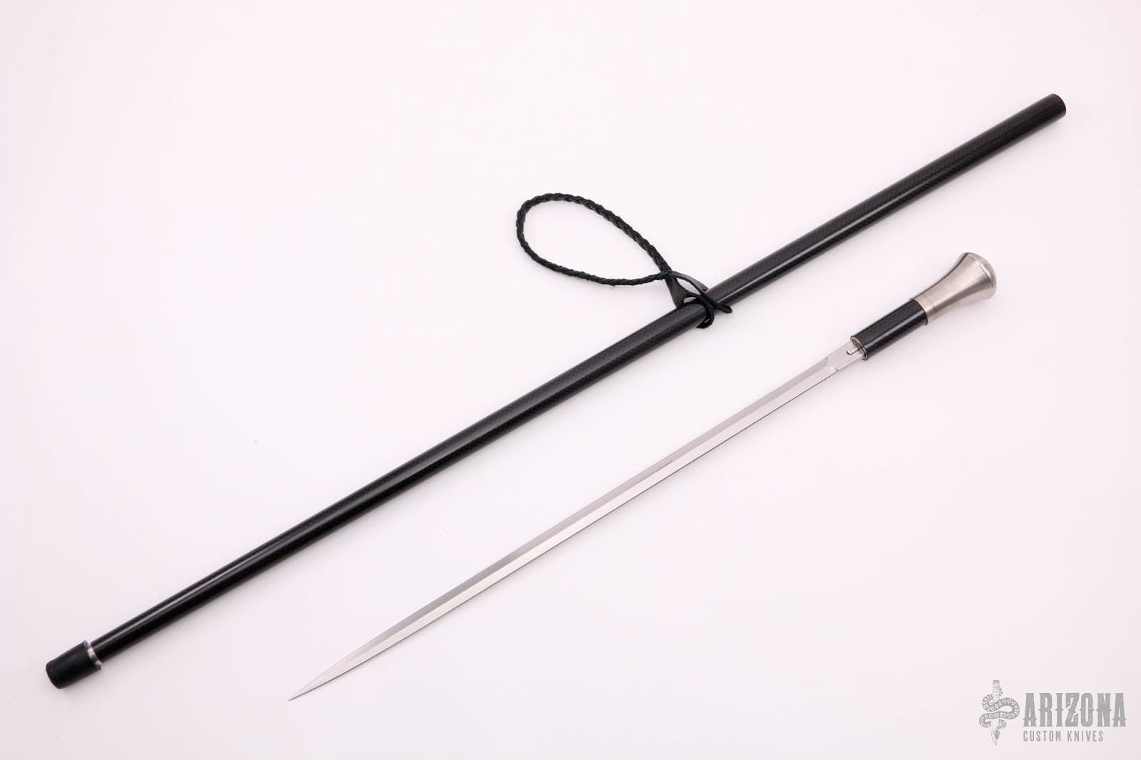 Sword Cane - Carbon Fiber and Titanium - Arizona Custom Knives