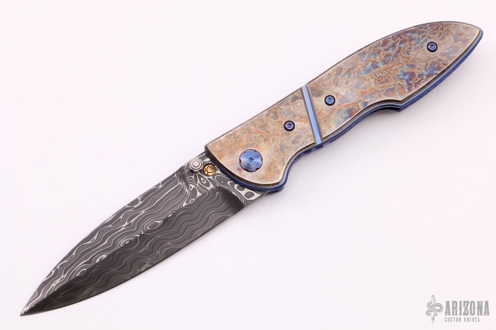 Phantom - CN SS Damascus - Arizona Custom Knives