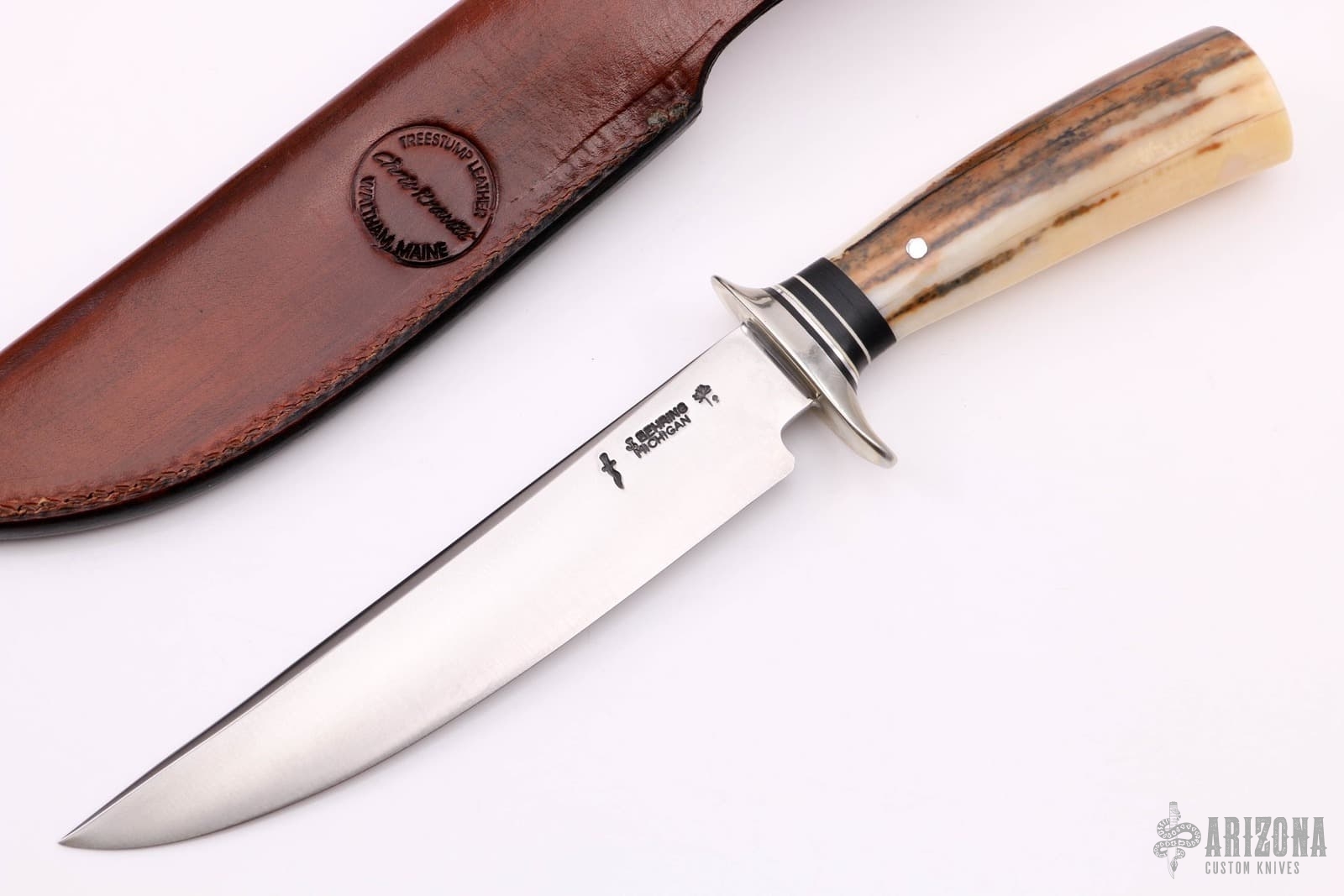 Walrus Ivory Fighter - Arizona Custom Knives