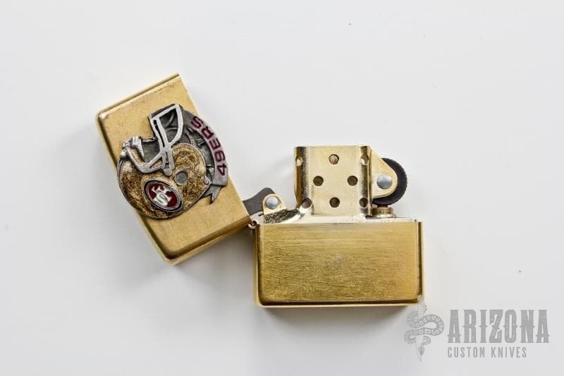 #42 Gold Rush-by-Nick-Pell - Arizona Custom Knives