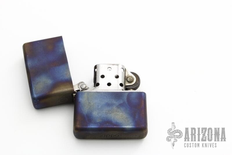 #57 Solid Titanium-by-Nick-Pell - Arizona Custom Knives