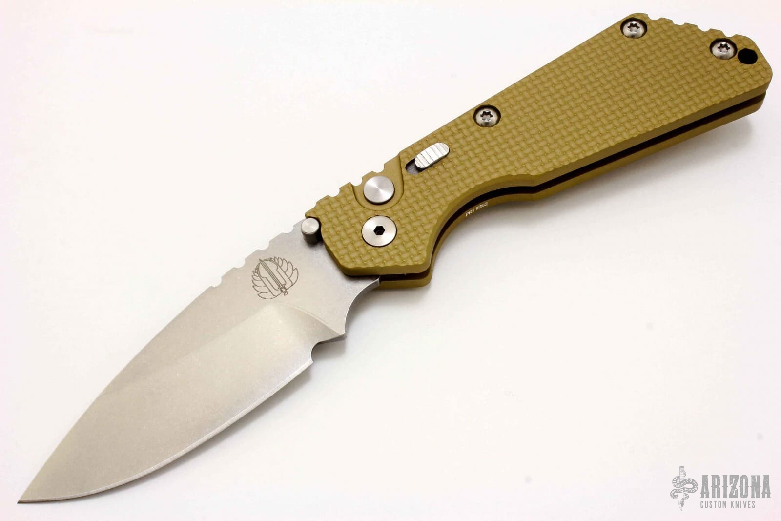 2431 Strider SNG Auto - Knurled Tan - Arizona Custom Knives