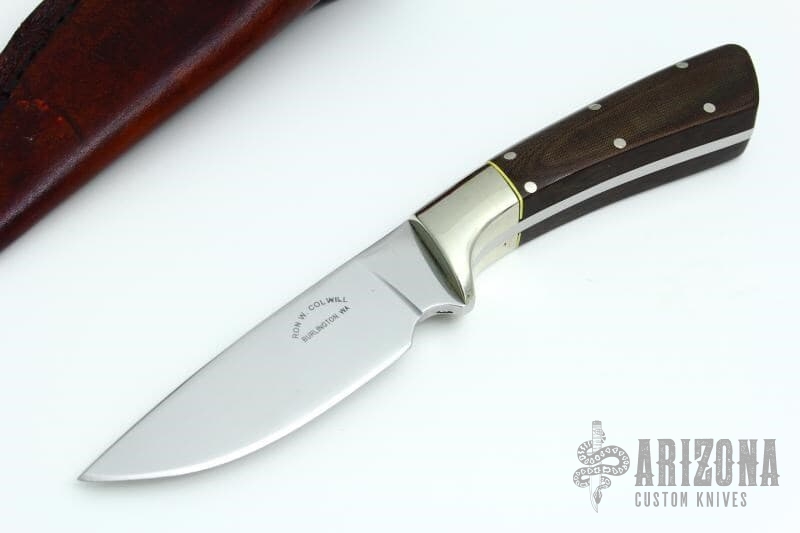 #1009 Silver Fox-by-Ron-Colwill - Arizona Custom Knives