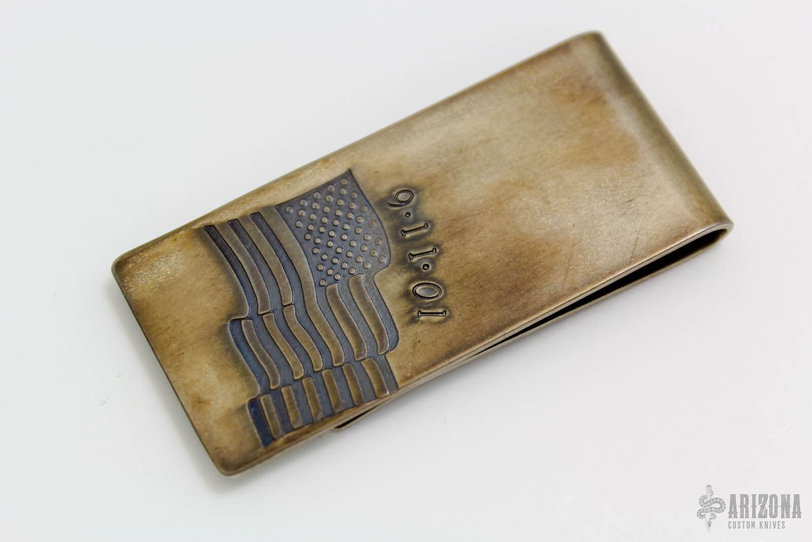 9-11-01 Money Clip - Titanium - Arizona Custom Knives