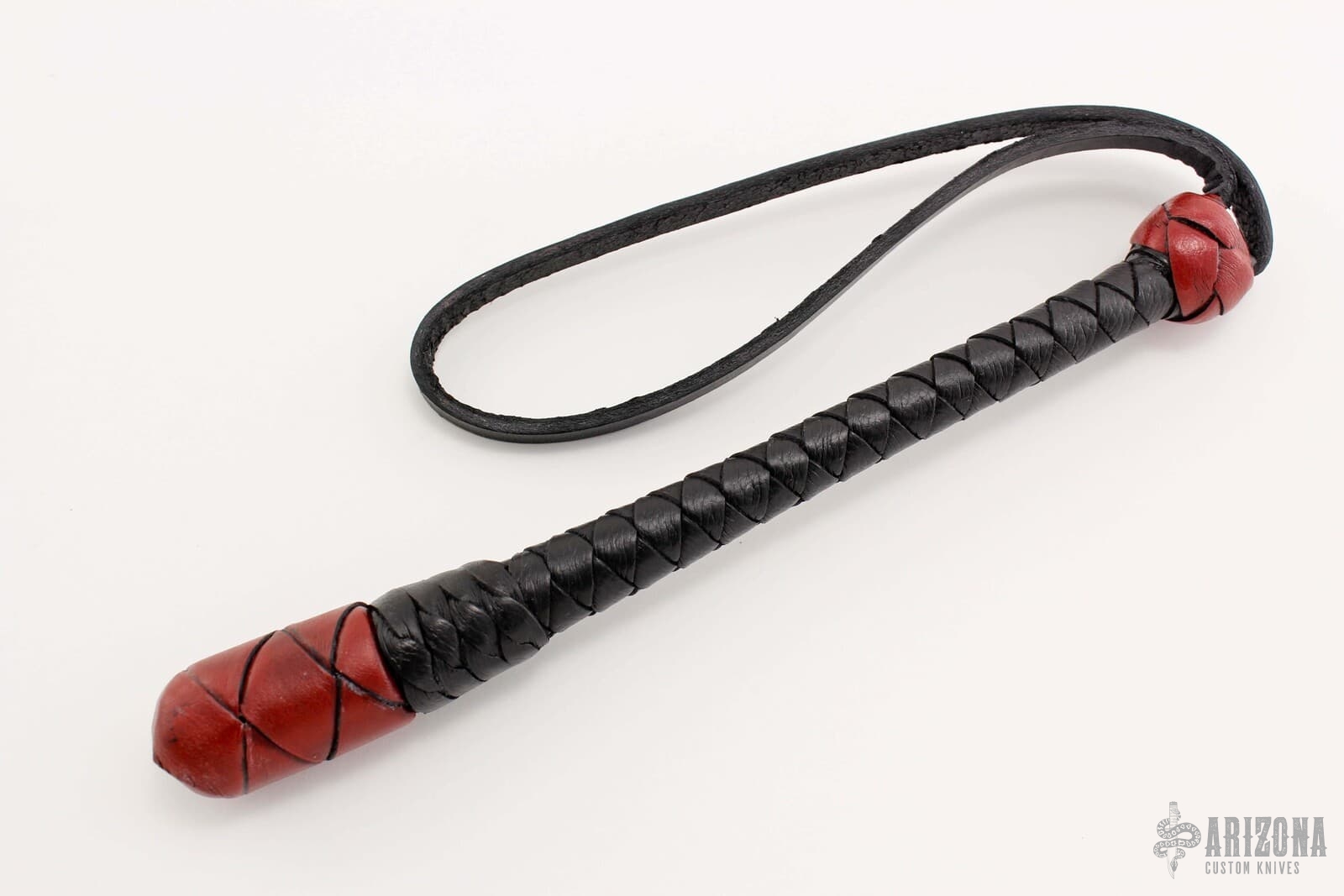 9" Leather Springloaded Blackjack w/ Strap | Arizona Custom Knives