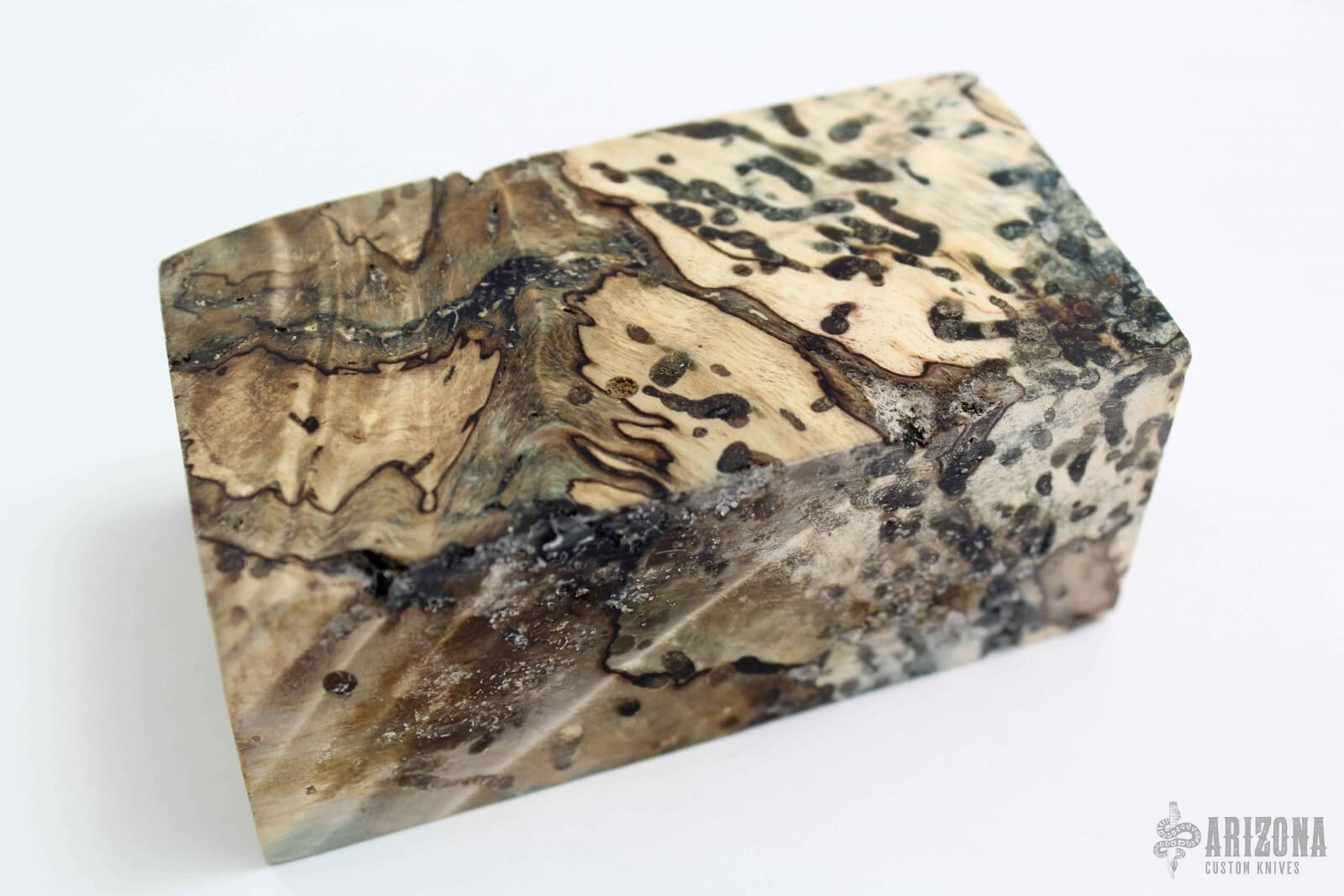 Alaskan Leopard Birch Block | Arizona Custom Knives