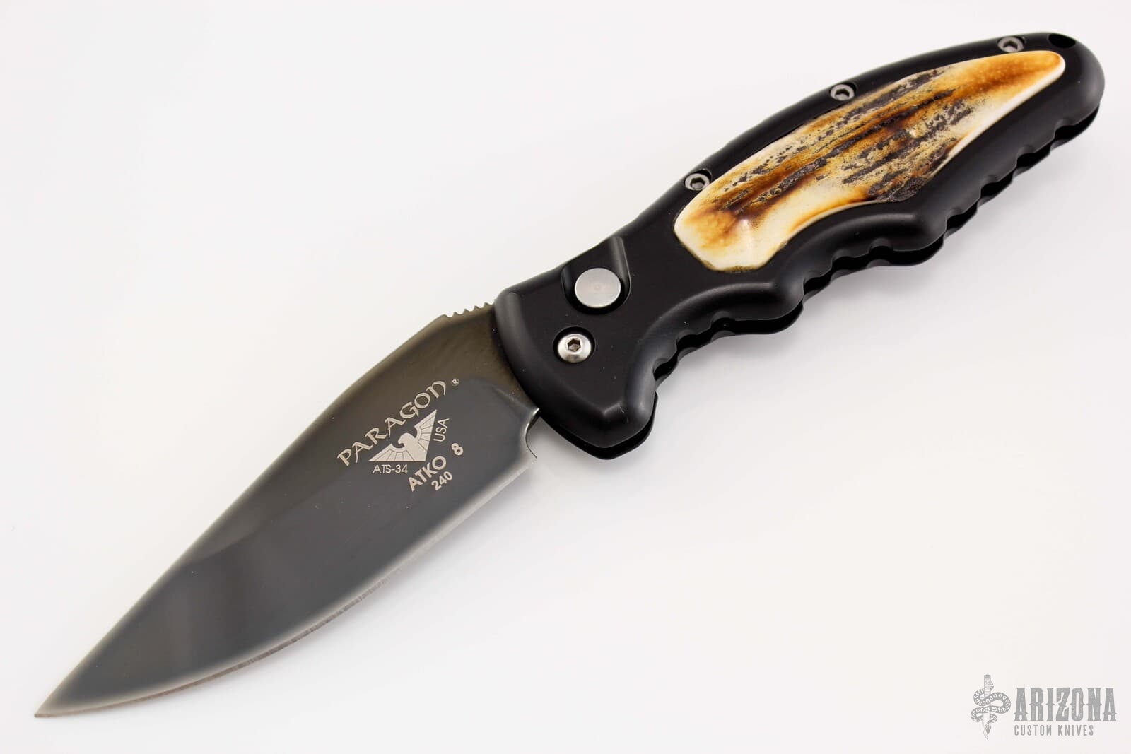 ATKO 8 - Stag - 240 of 300 - Arizona Custom Knives