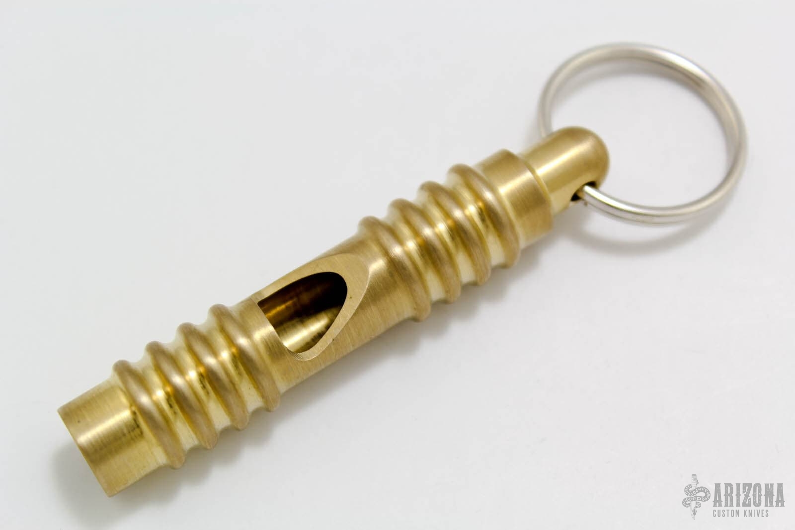 Atwood Whistle - Bronze - Arizona Custom Knives