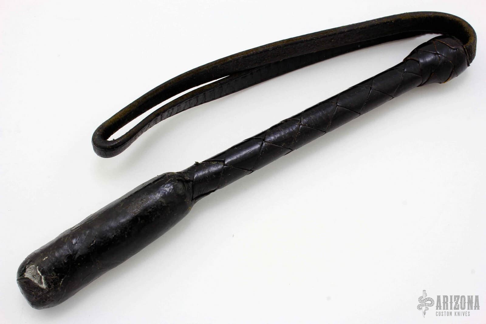 Black Leather Spring Sap - Arizona Custom Knives