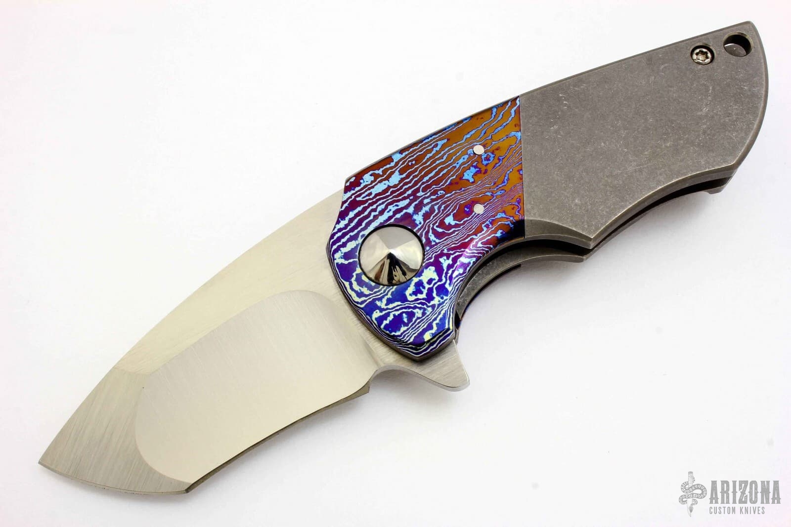 Brute with Timascus Clip/Bolsters - Arizona Custom Knives