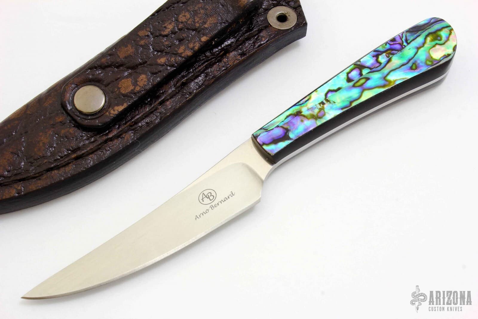 Bush Baby - Porcupine - Paua - Arizona Custom Knives