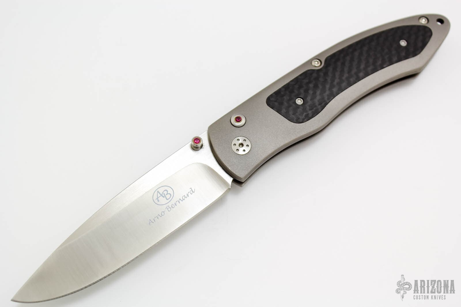 CF Button Lock - Arizona Custom Knives