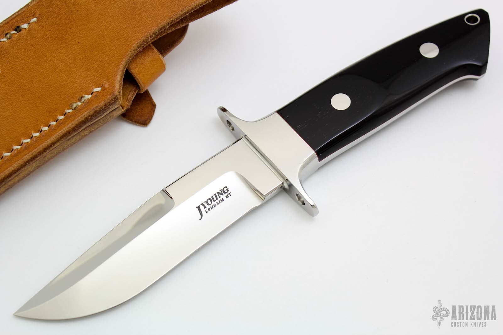 Chute Knife - Cape Buffalo Horn - Arizona Custom Knives