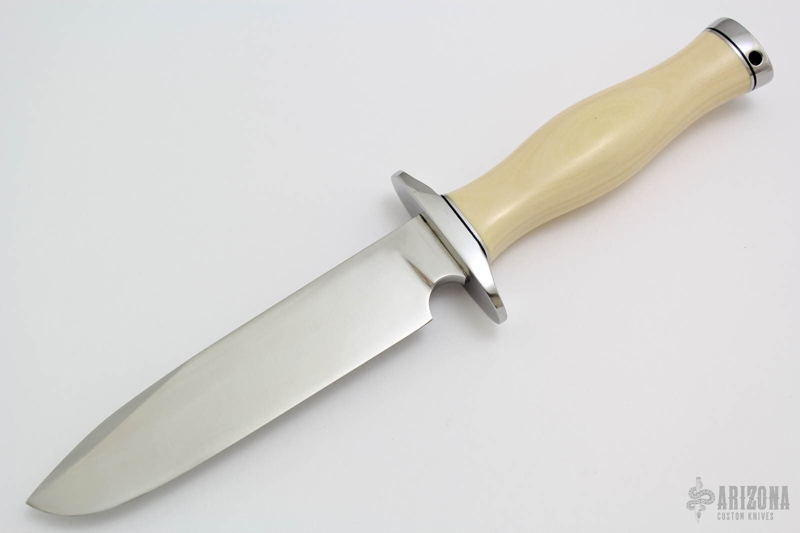 Columbian 5 - 1980's Ivory Paper Micarta - Arizona Custom Knives