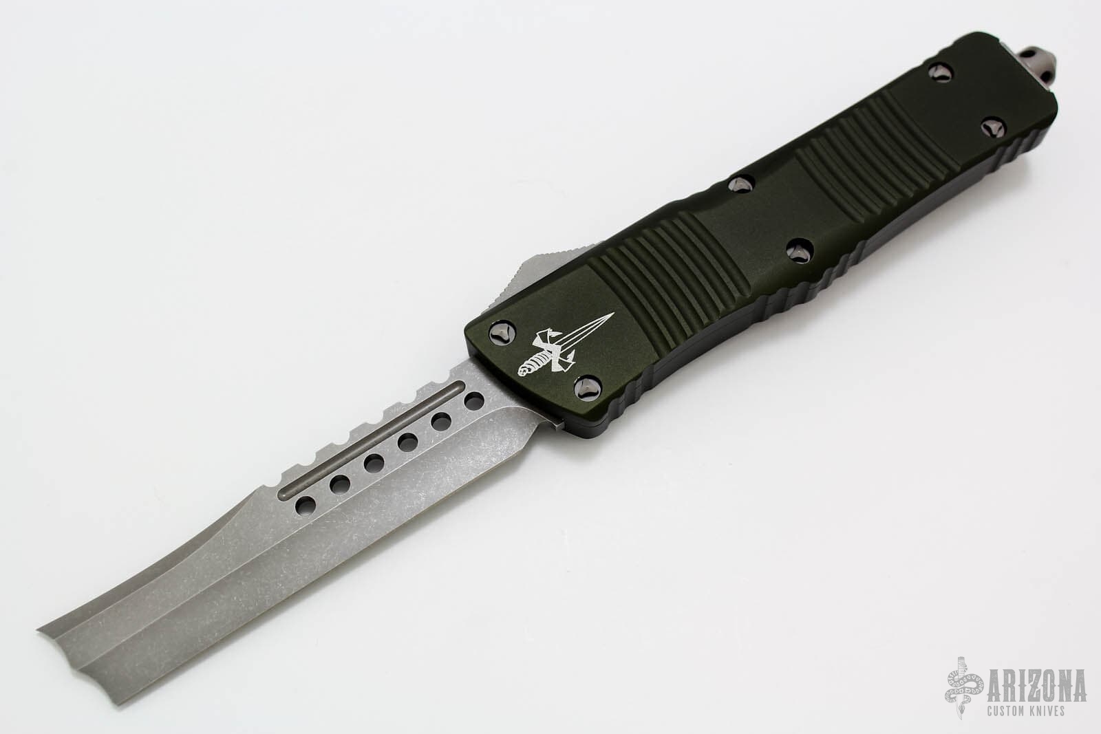 Combat Troodon - Hellhound Straight Razor Apocalyptic - Arizona Custom ...