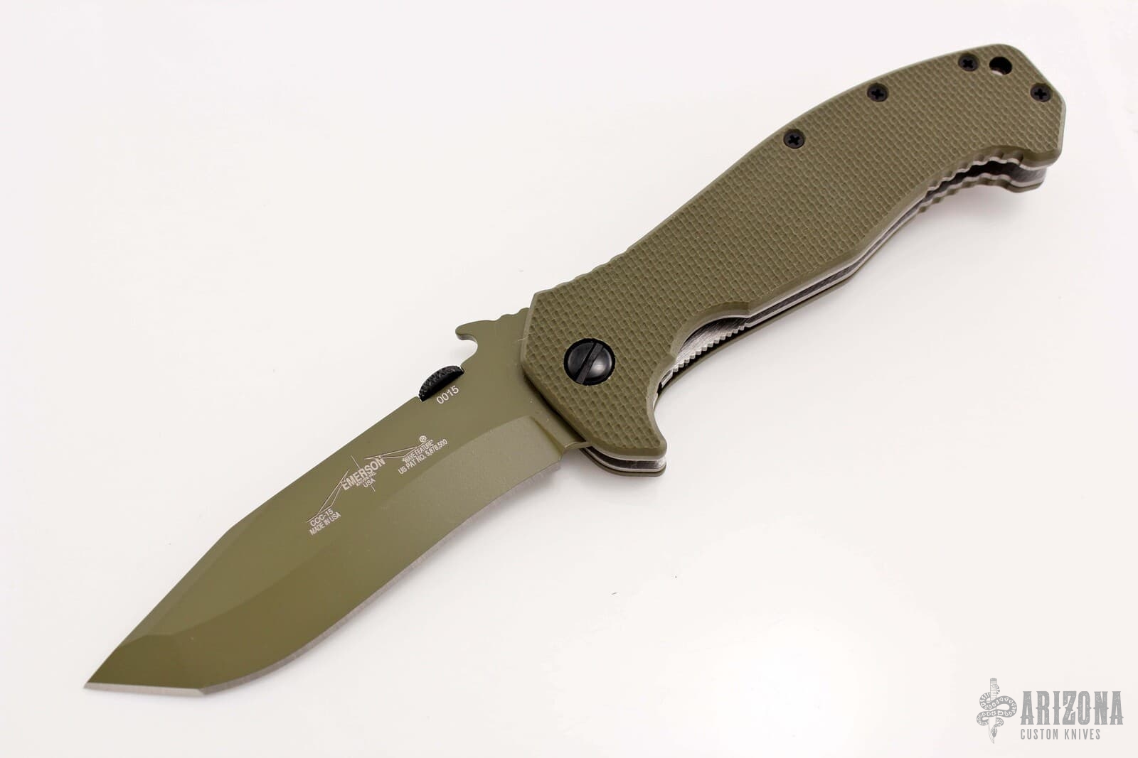CQC-15 OD Green #0015 - Arizona Custom Knives