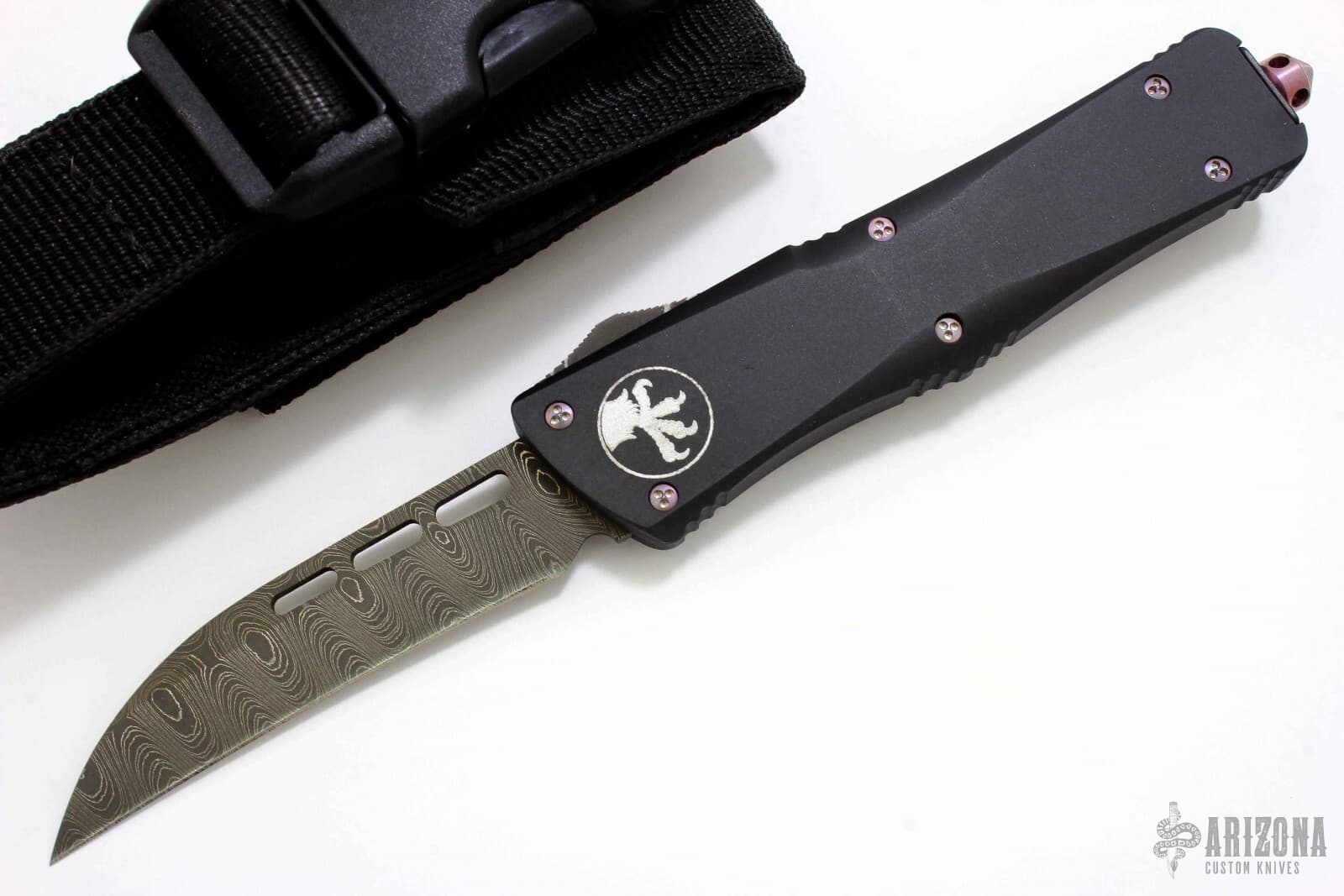 Custom Devin Thomas Damascus Troodon Wharncliffe (S/N #012) - Arizona ...