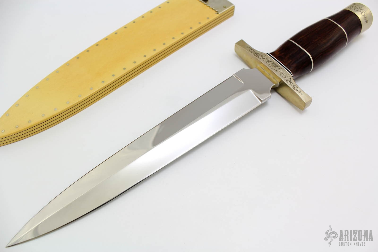 Dagger - Engraved - Arizona Custom Knives