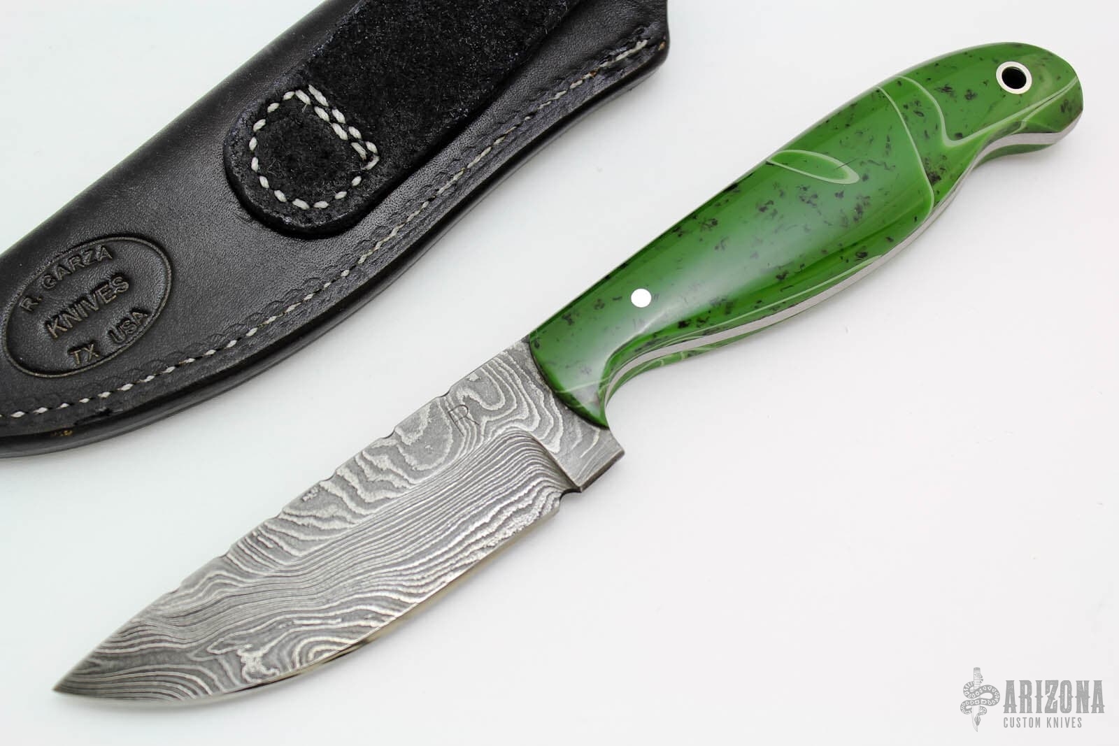 Damascus Hunter - Arizona Custom Knives