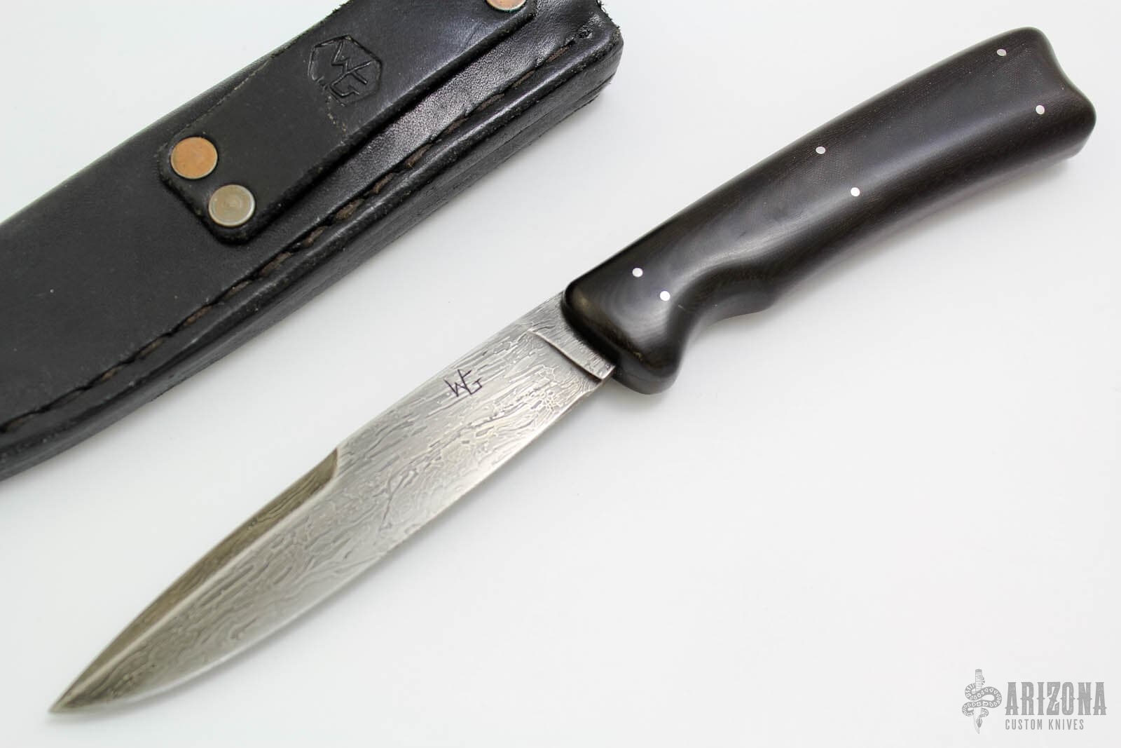 Damascus Hunter - Arizona Custom Knives