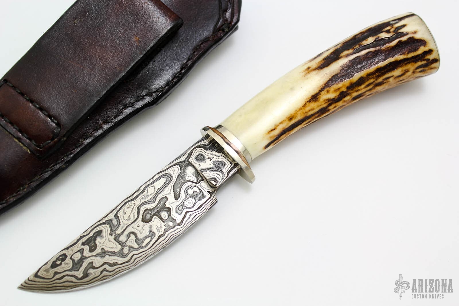Damascus Hunter - Arizona Custom Knives