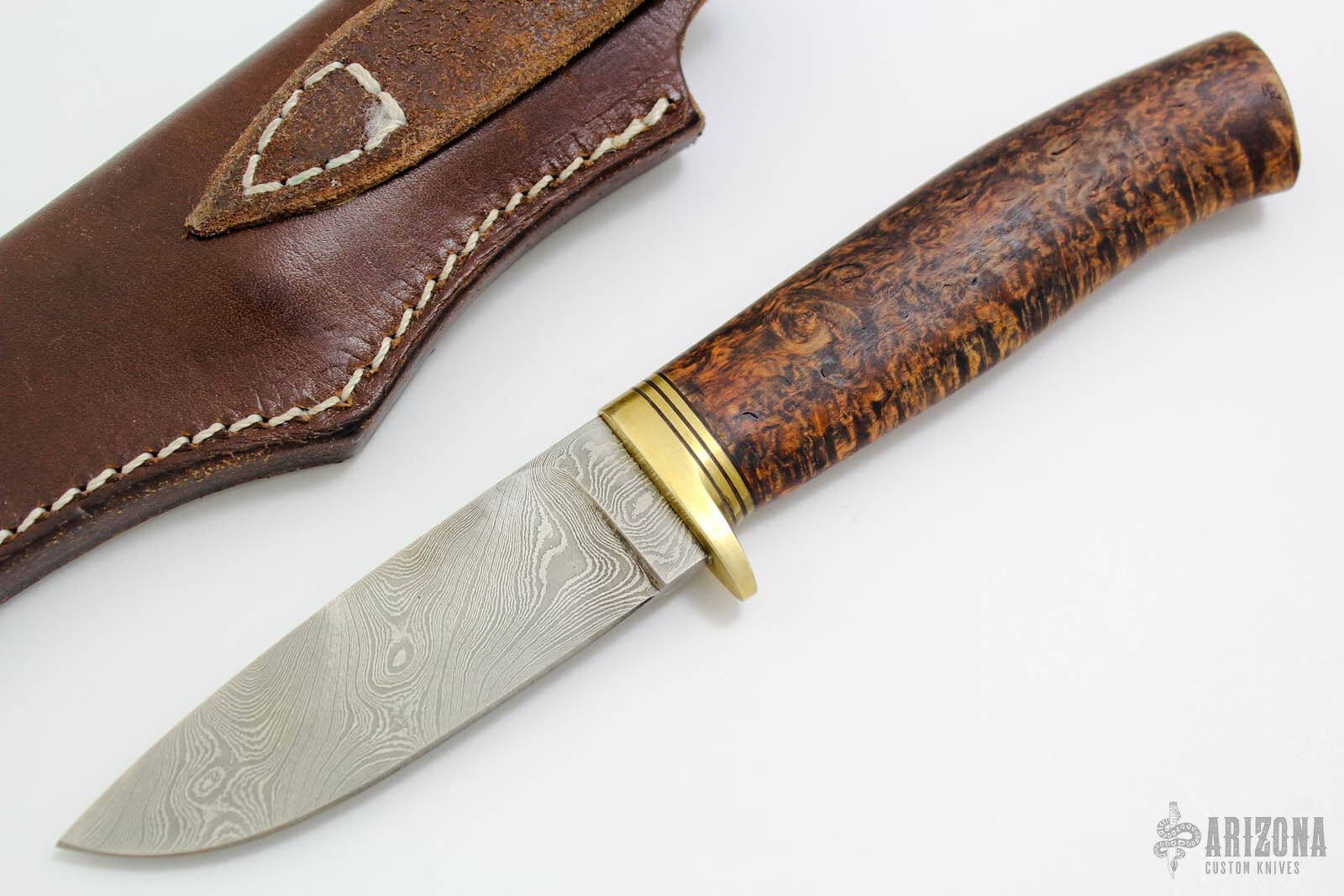 Damascus Hunter - Arizona Custom Knives