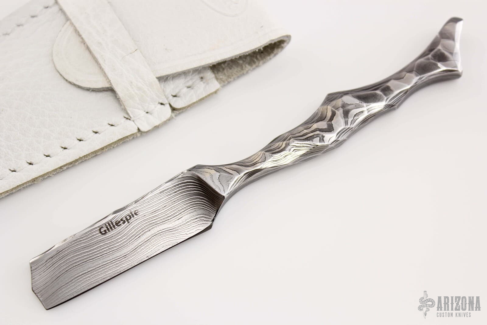 Damascus Razor - Arizona Custom Knives