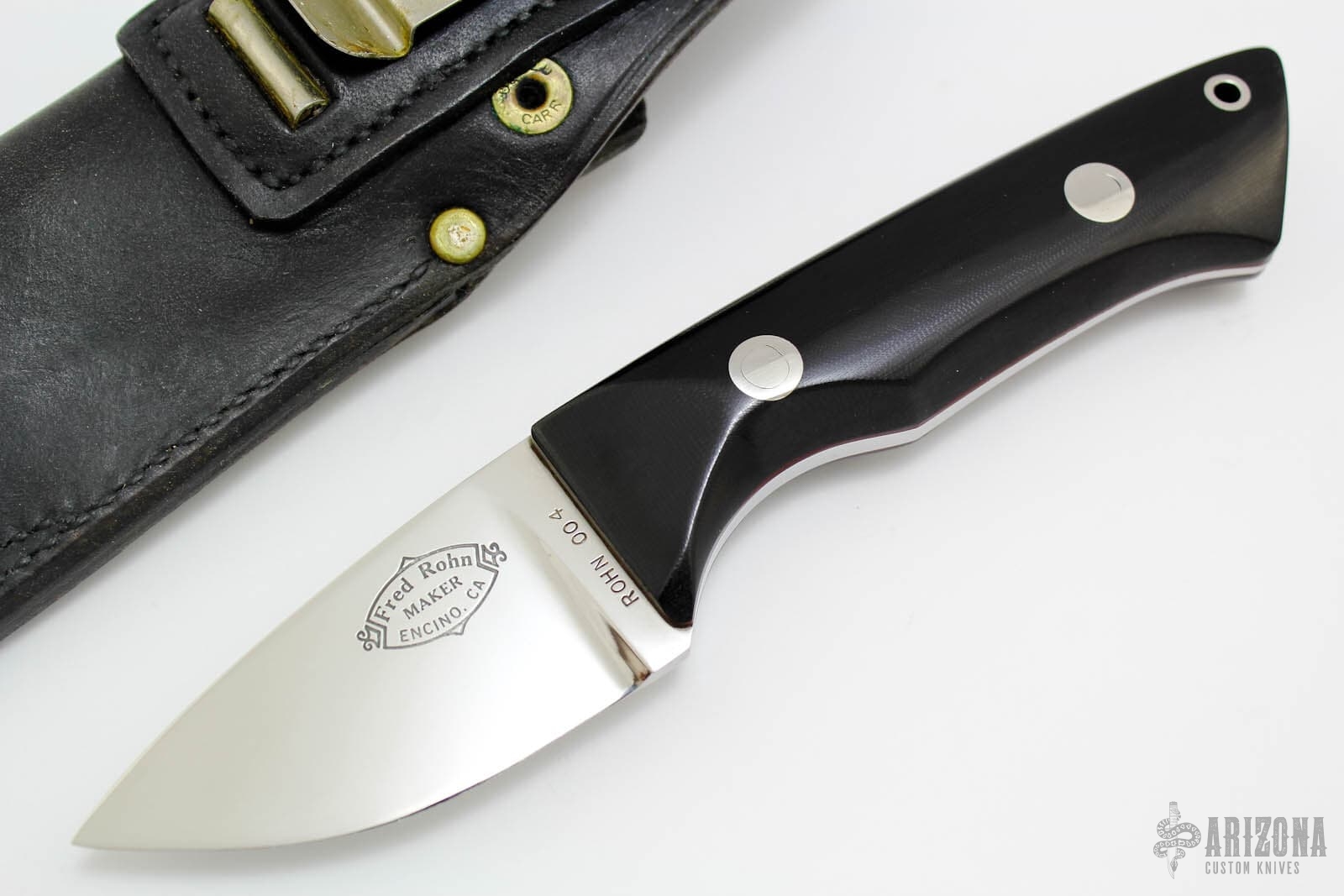 Drop Point Fixed Blade #004 - Arizona Custom Knives