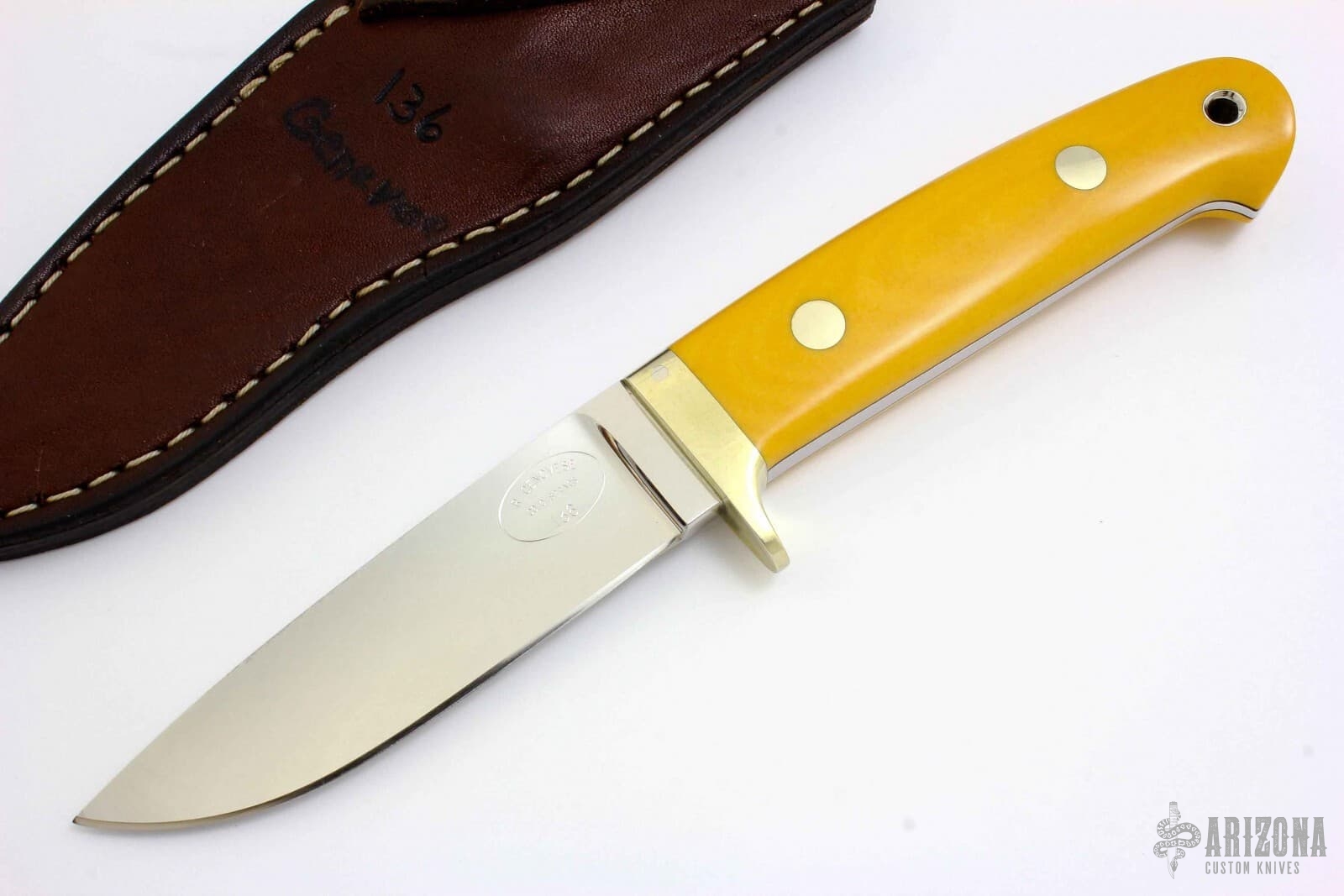 Drop Point Hunter #136 - Arizona Custom Knives