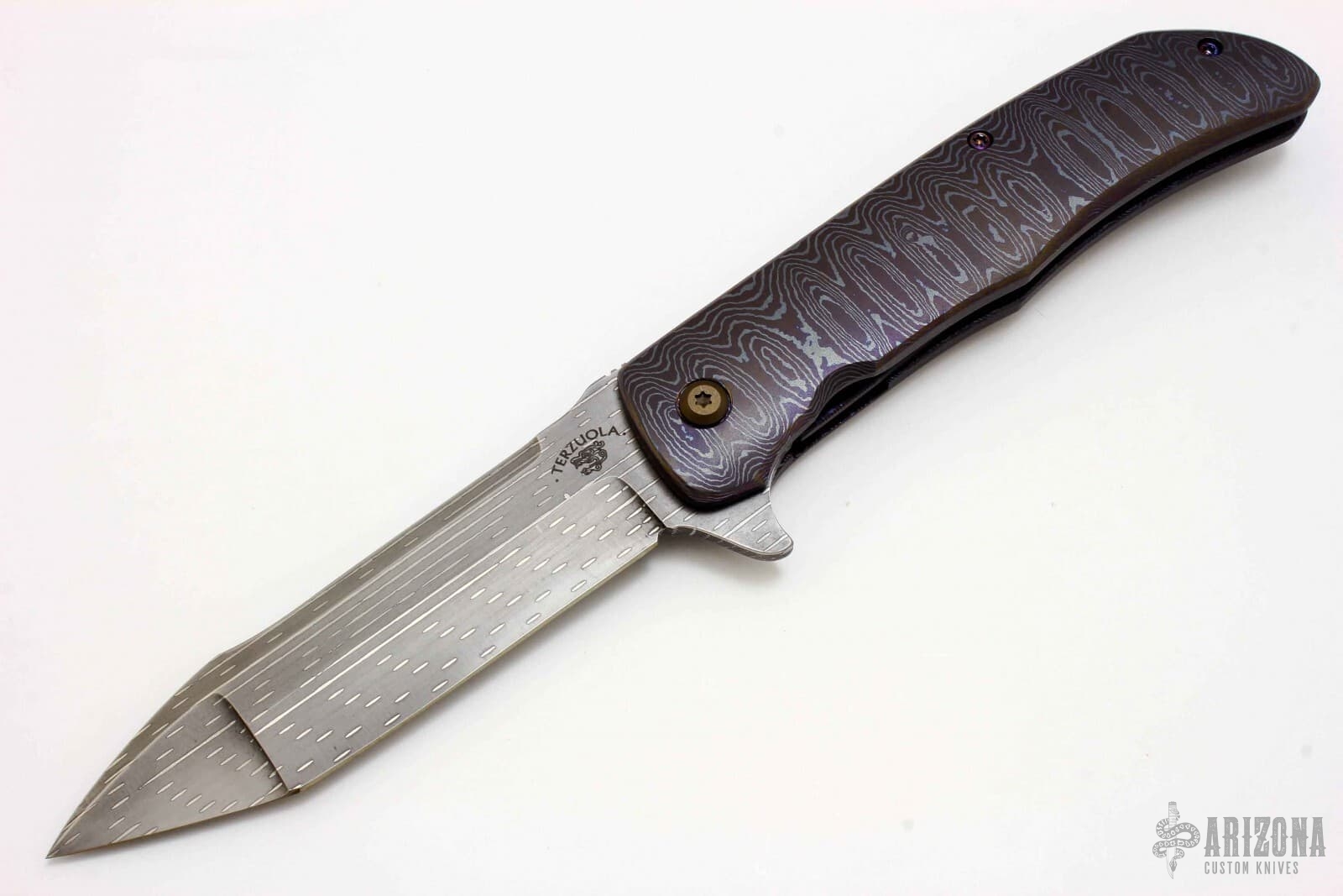 Eagle Rock Variant Flipper - MokuTi and Damascus - 2016 Solvang ...